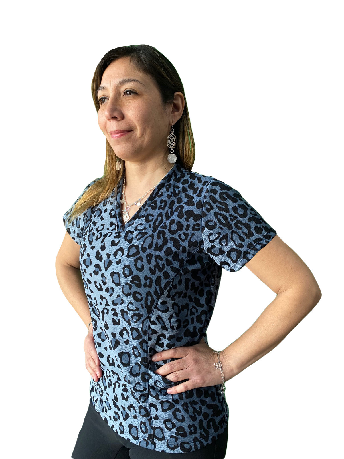 Top Texturado - Gris Print – Sublimedical